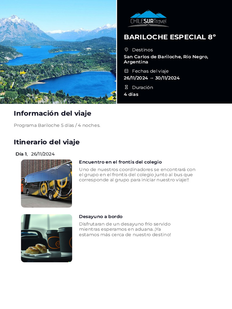 Bariloche 8º Básicos | PDF | Comida