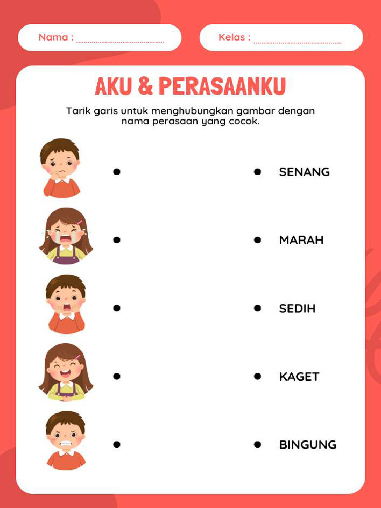 LKPD Mengenal Perasaan Bab 1 | PDF