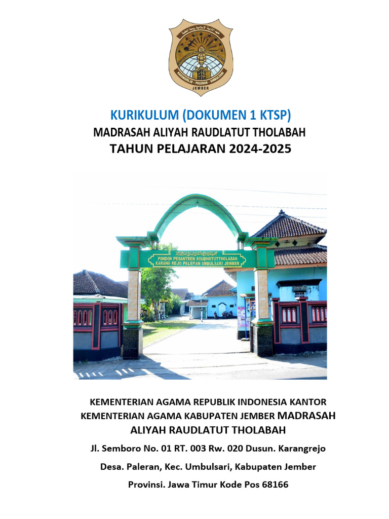 Kurikulum Madrasah Martabat Fix | PDF