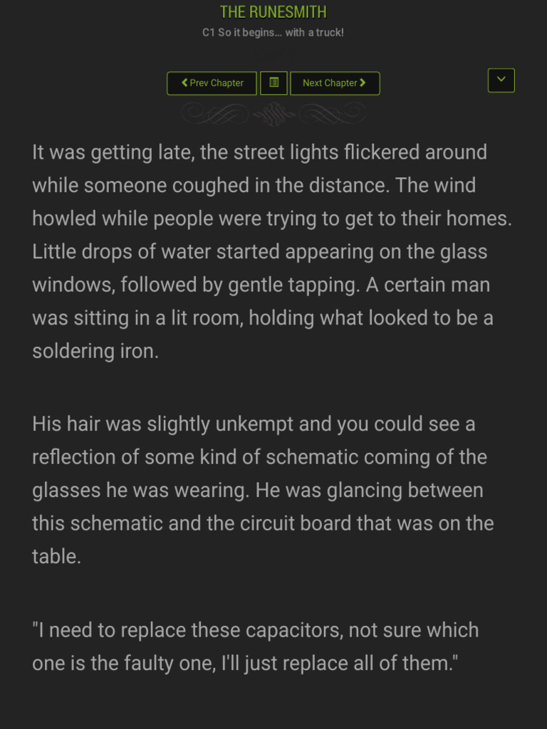 The Runesmith: Chapter 1 Summary | PDF