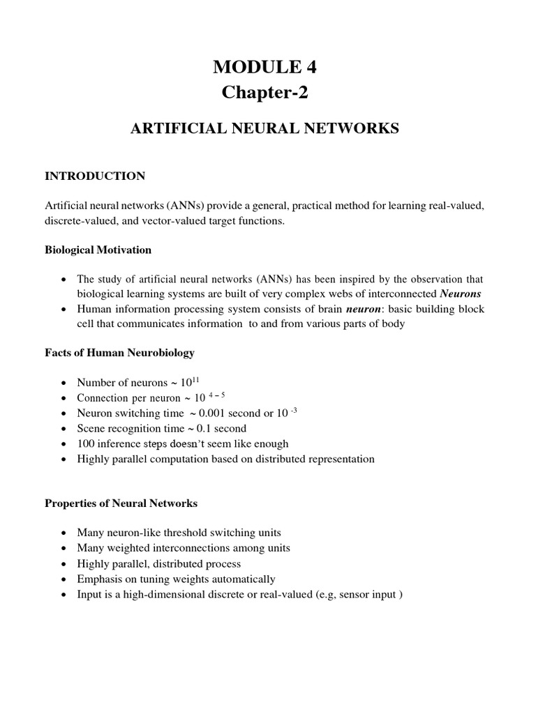 Module 4 Chapter 2 | PDF | Artificial Neural Network | Function ... Module 4 Chapter 2 | PDF | Artificial Neural Network | Function ...