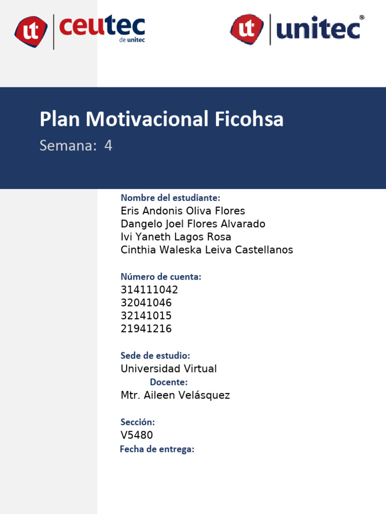 Annotated-Tarea 4.1 Grupo 1 | PDF | Motivación | Motivacional