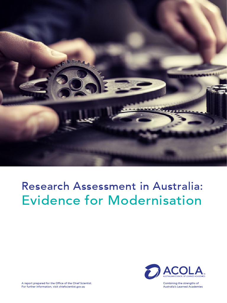ACOLA ResearchAssessment FINAL | PDF | Performance Indicator | Innovation
