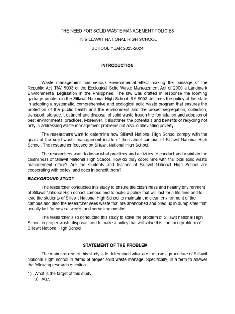 Math in The Modern World | PDF | Landfill | Waste Management