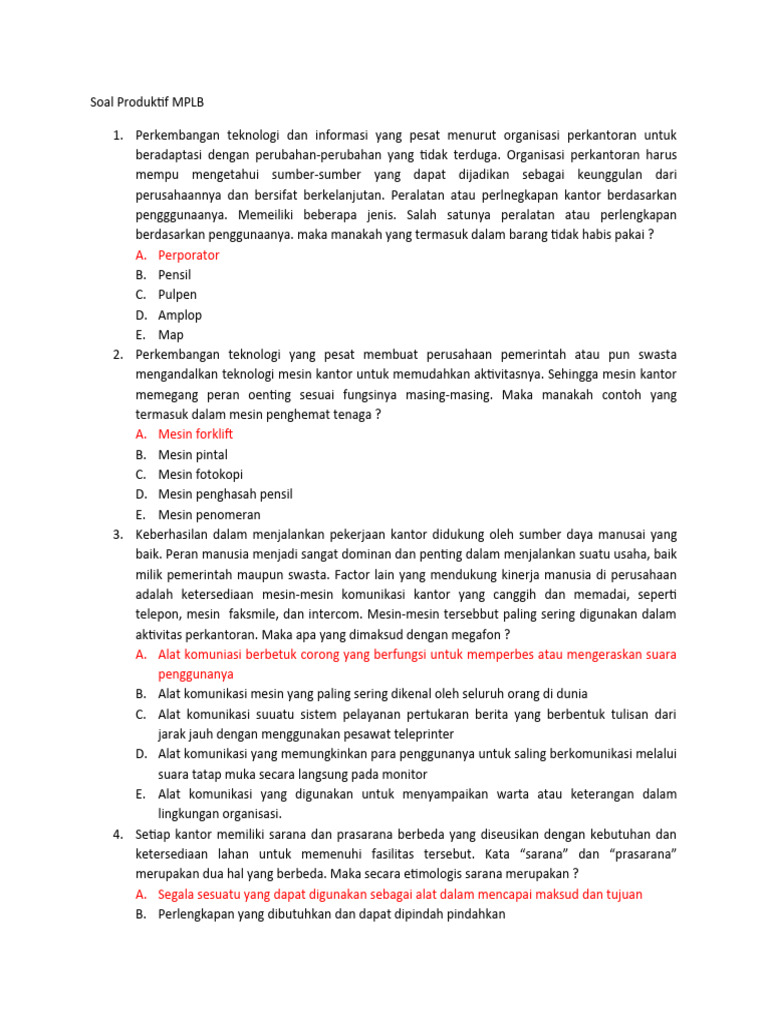 Produktif MPLB | PDF | Karier & Perkembangan | Bisnis
