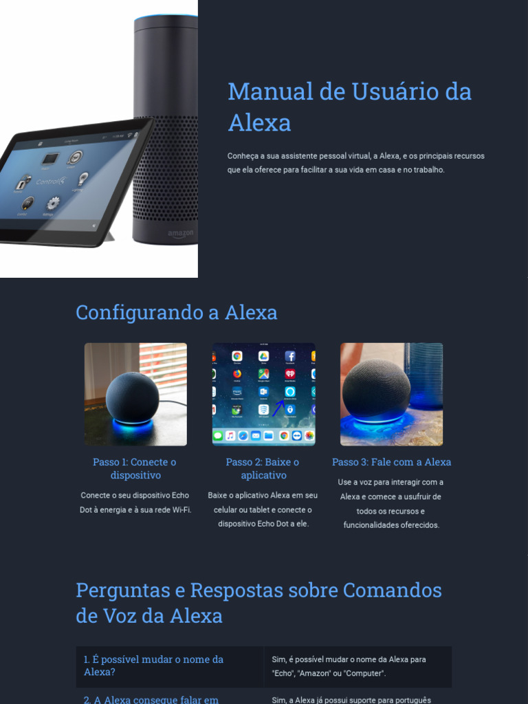Manual de Usuario Da Alexa | PDF