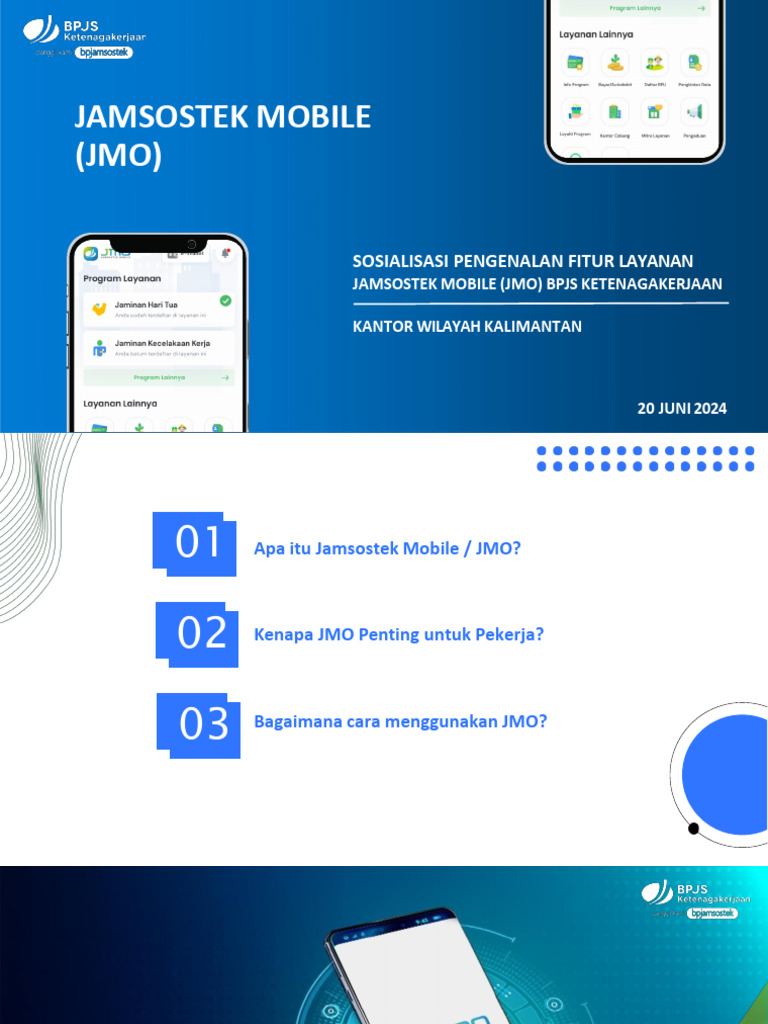 Pengenalan Jamsostek Mobile untuk Pekerja | PDF