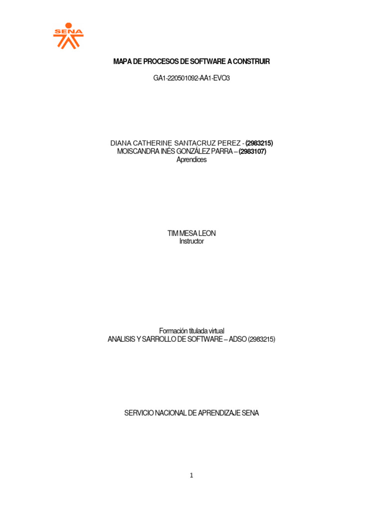 Mapa de Procesos de Software A Construir | PDF | Software | Ingeniería ...