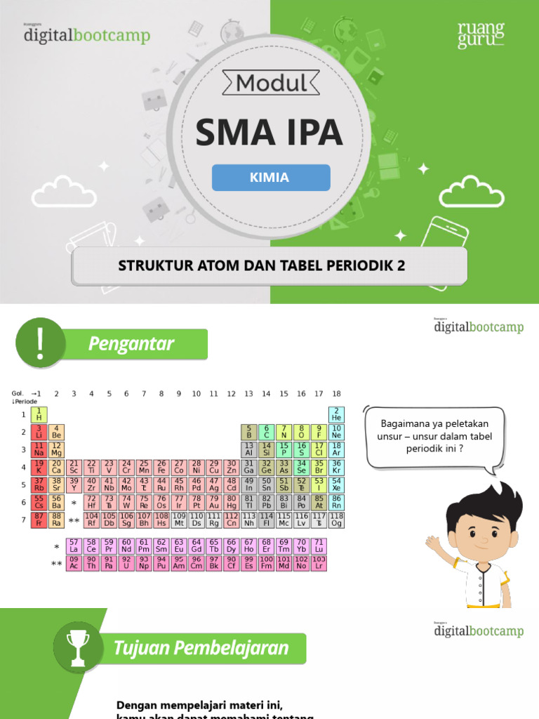 Kimia - 10SMA - Struktur Atom Dan Tabel Periodik 2 | PDF