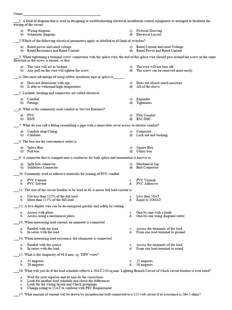 EIM Installation and Maintenace NCII | PDF | Electrical Connector ...