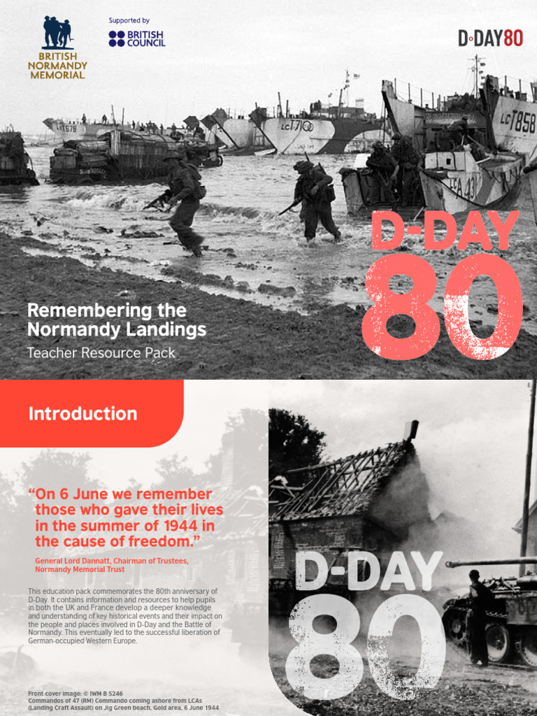 Schools - D Day 80 Years - Education Pack | PDF | Operation Overlord | Normandy Landings