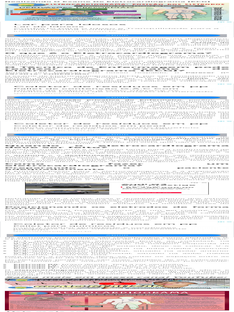 Realizando o Exame de Eletrocardiograma (ECG) - Enfermagem Ilustrada 2 ...