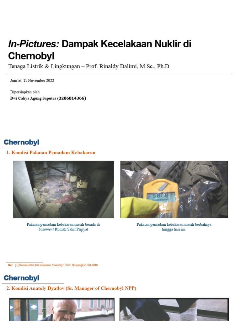 Dampak Lingkungan Chernobyl | PDF | Sains & Matematika