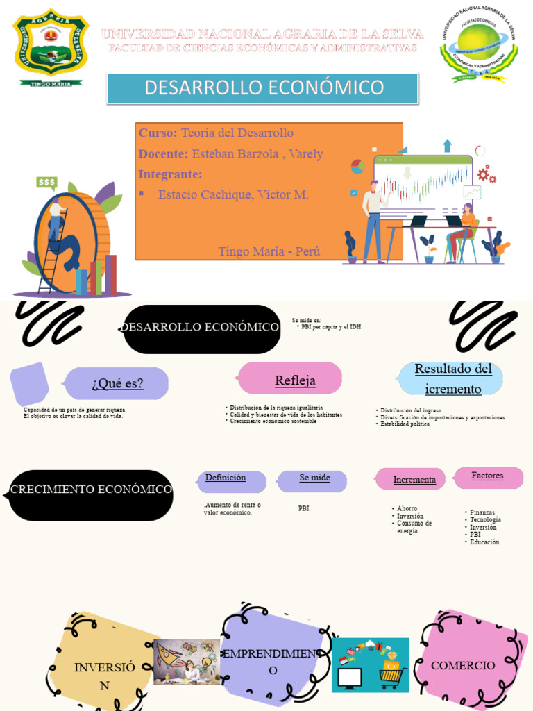 Tema 4 Desarrollo Económico | PDF | Producto Interno Bruto | Crecimiento económico