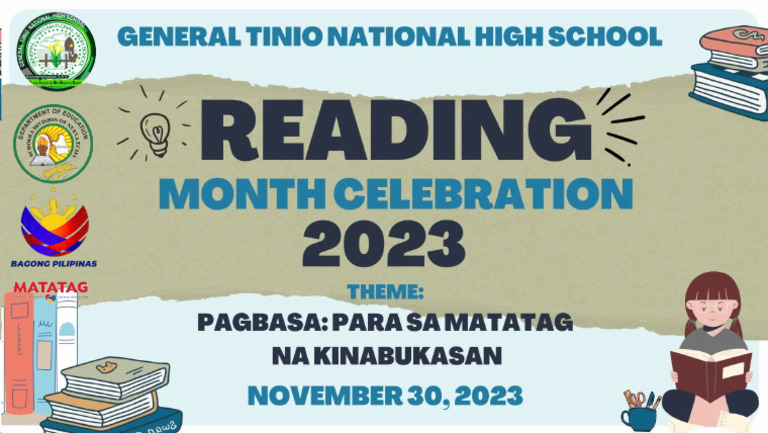 Reading Month Tarp | PDF