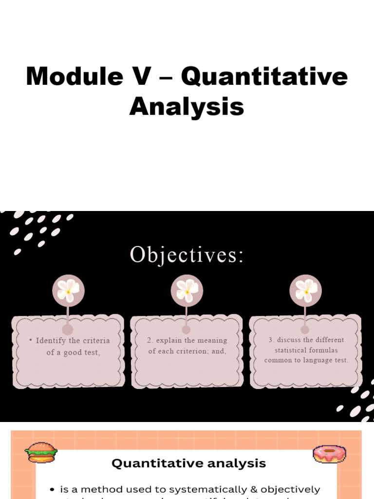 Module V | PDF | Statistics | Validity (Statistics)