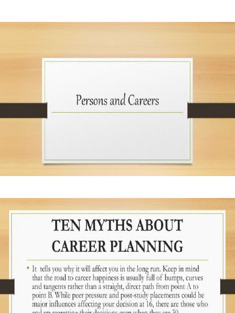 PERSON-AND-CAREER | PDF