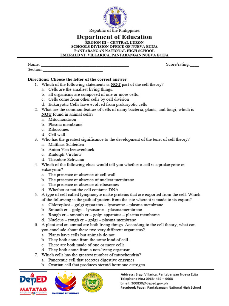 Bio 2 | PDF | Meiosis | Mitosis