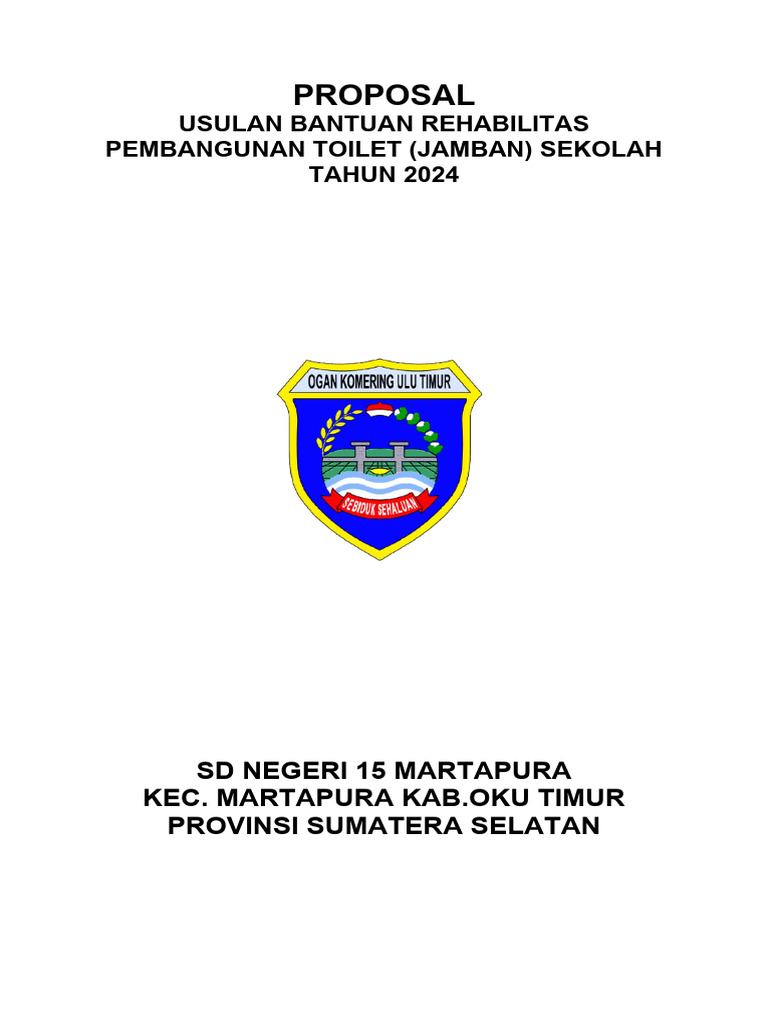 Proposal Usulan WC Jamban | PDF