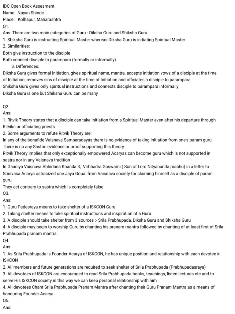 Nayan Shinde Idc | PDF | Guru | Indian Poetics