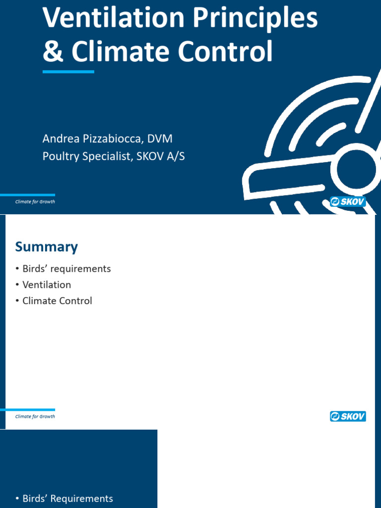 Ventilation and Climate Control for Poultry | PDF | Heat Transfer ...