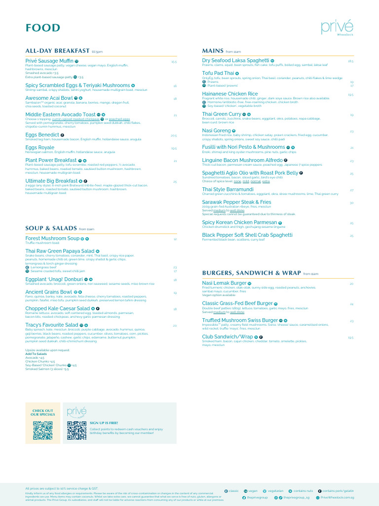 Wheelock Food Menu 21feb24 (Phase 2) (Live Feb2024) (Web) | PDF | Thai ...