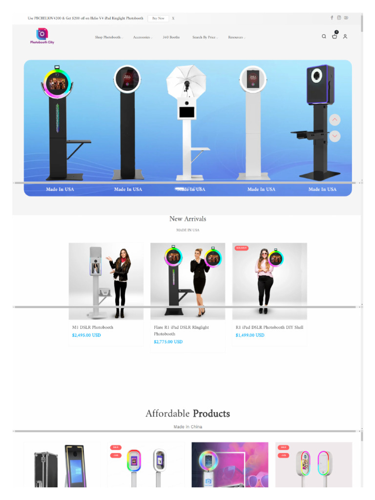 Most Affordable Photo Booths Made in USA, 360 Photo Booths California | PDF