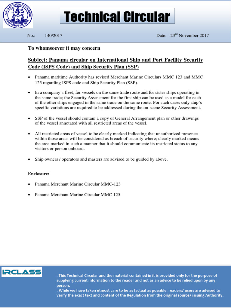 Technical Circular No 140 | PDF | Business