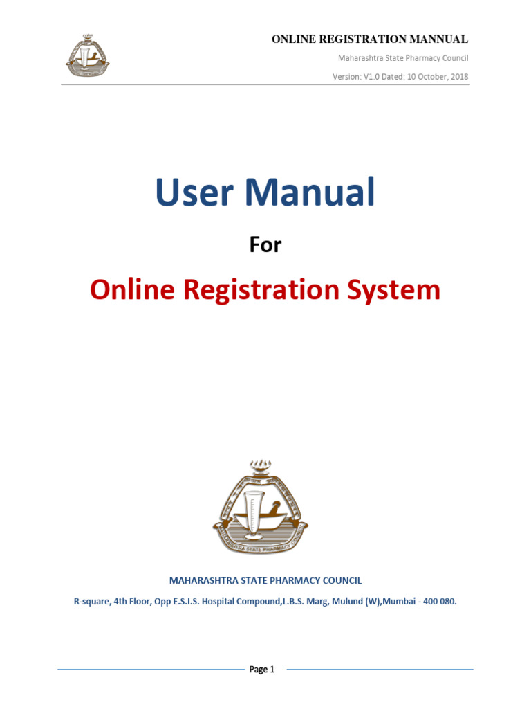 MSPC OnlineRegistrationManual V2 | PDF | Computing | Cyberspace