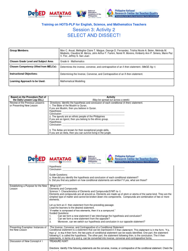 Session 3 - Select and Dissect Group5 - HighFive | PDF | Angle | Learning