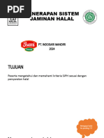 Kriteria Sistem Jaminan Produk Halal (SJPH) | PDF