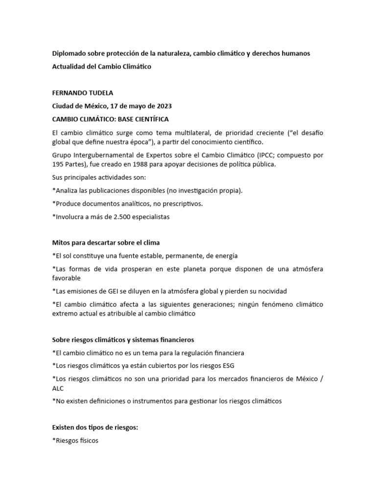 Presentación Del Dr. Tudela - Versión Accesible | PDF | Cambio ...