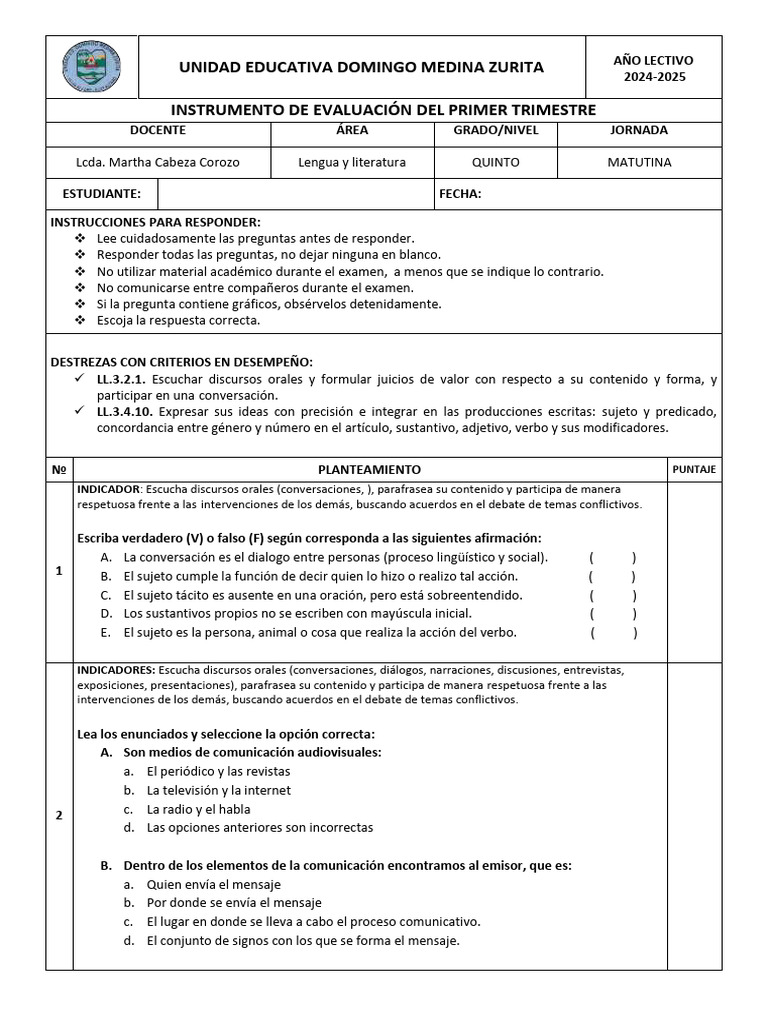 LL LL-MM | PDF | Comunicación | Asunto (gramática)