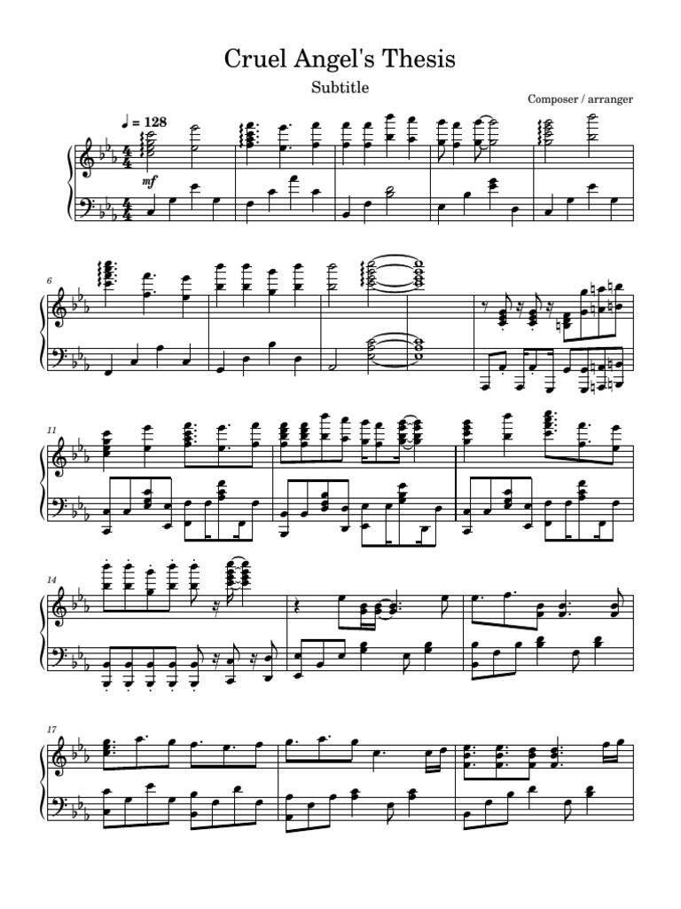 Cruel Angel's Thesis | PDF