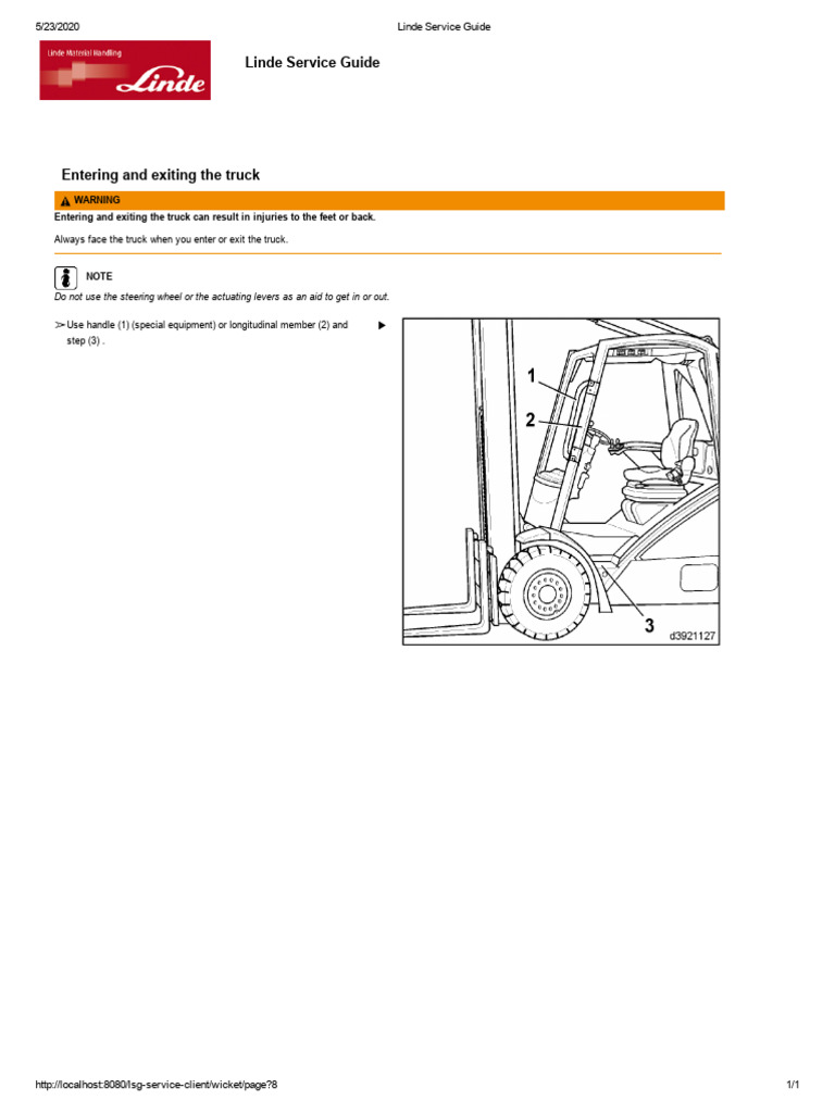 Linde Service Guide | PDF
