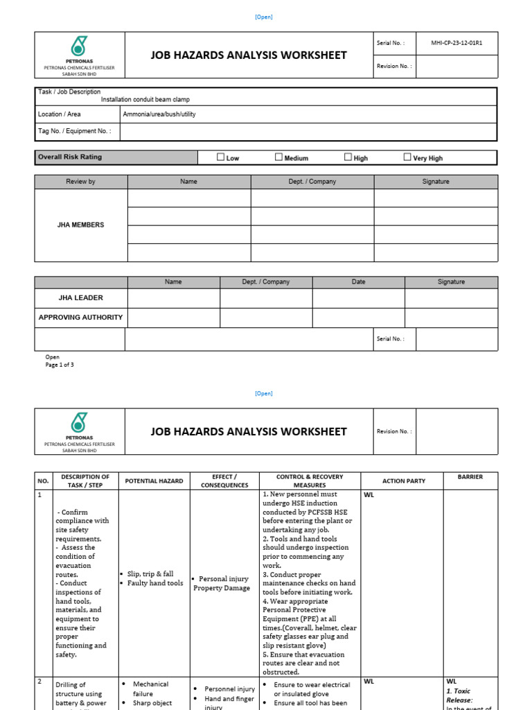 RECTIFICATION WORK FOR REVAMP 2.0 (Excavation and Backfilling) | PDF ...