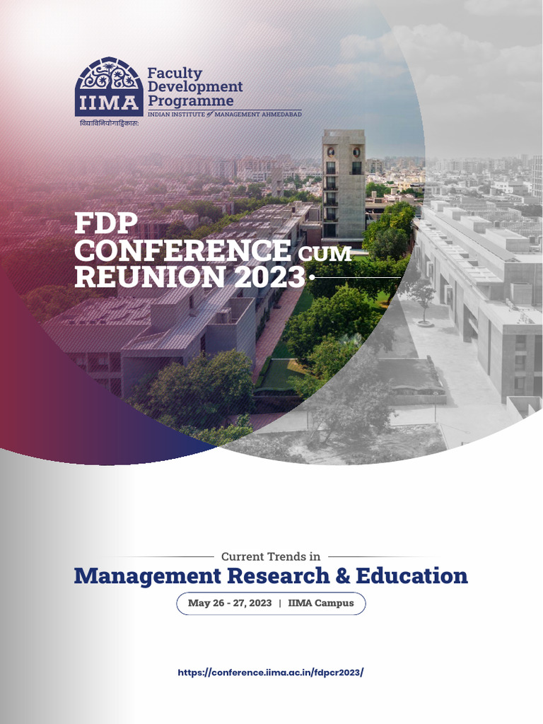 FDP-Conference-cum-Reunion-2023-Brochure | PDF | Economies | Business