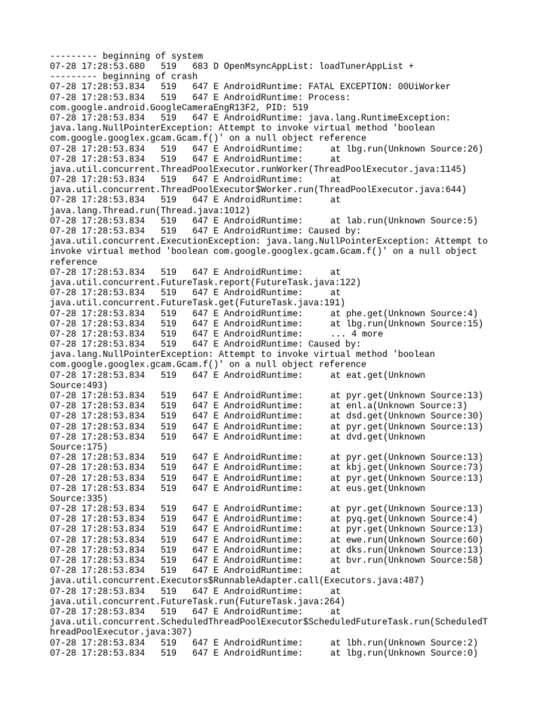 Log Cat 1722167936247 | PDF | Java (Programming Language) | Software Engineering