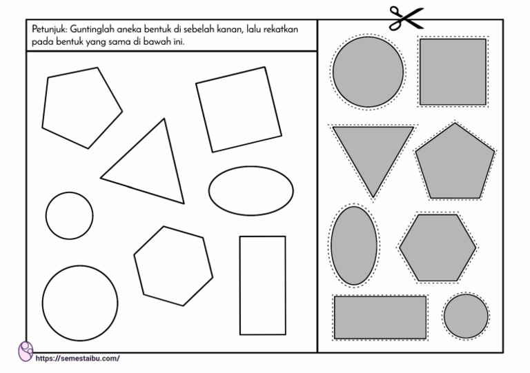 Gunting Tempel - Geometri | PDF