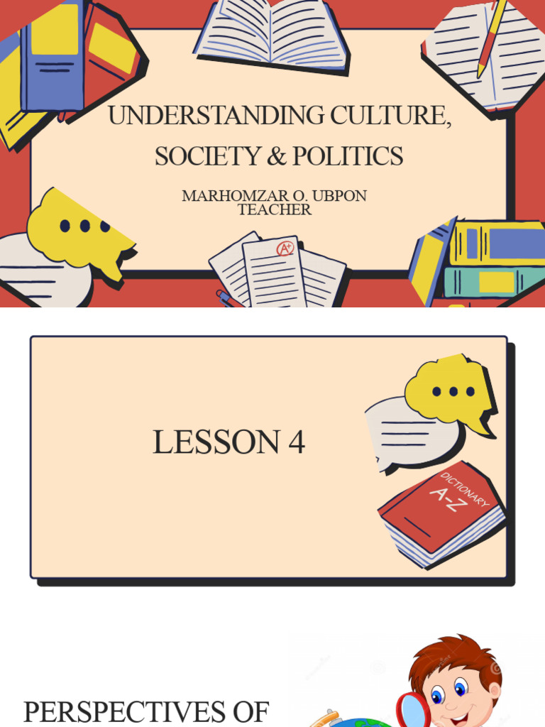 Lesson 5 B Perspectives | PDF | Sociology | Anthropology