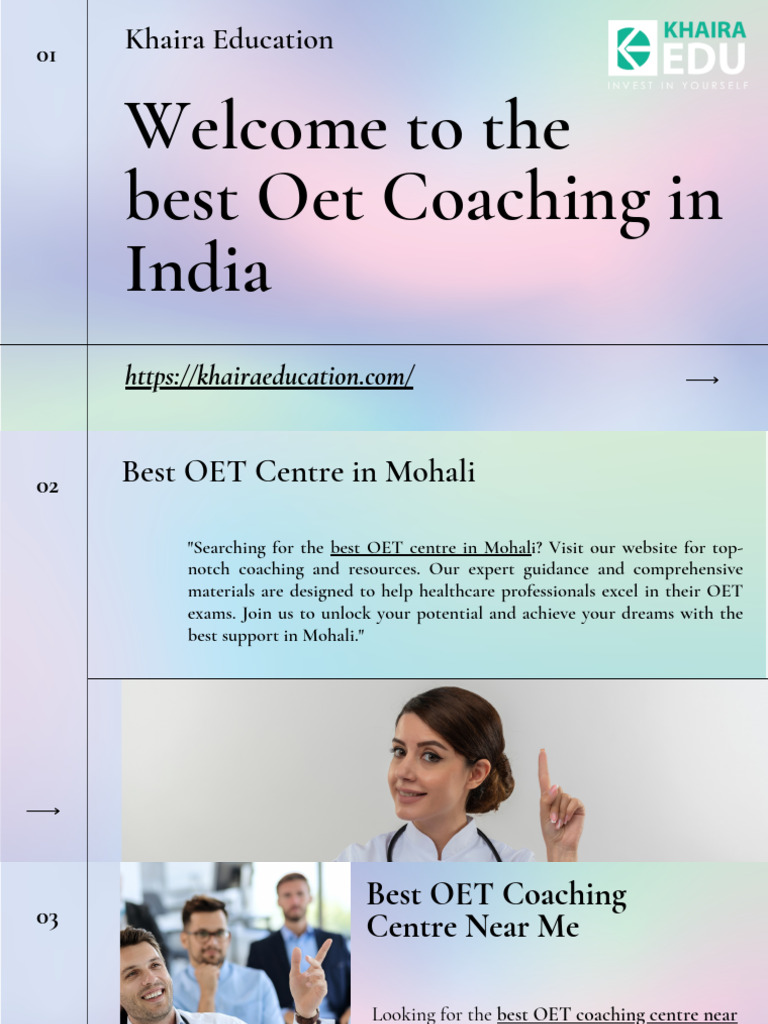 Excel at The Best OET Coaching Centre in Punjab | PDF