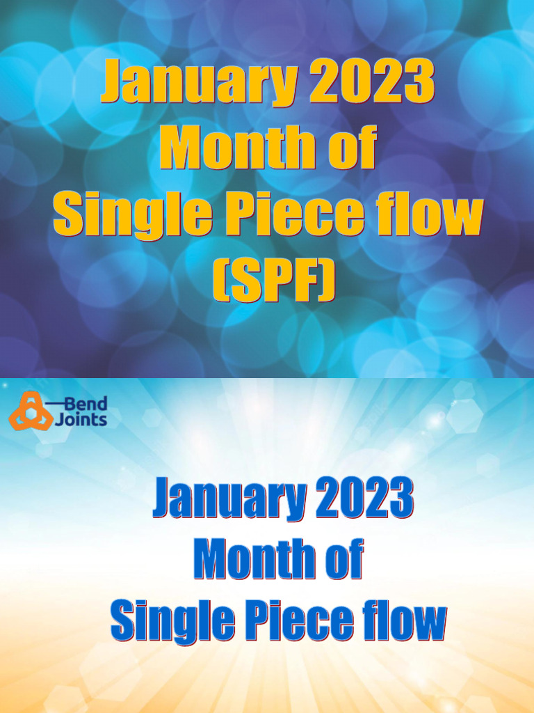 Month of Single Piece Flow | PDF