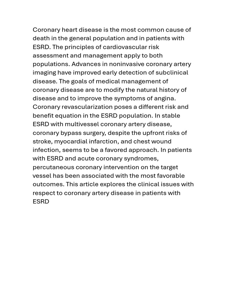Corona Heart Diase | PDF
