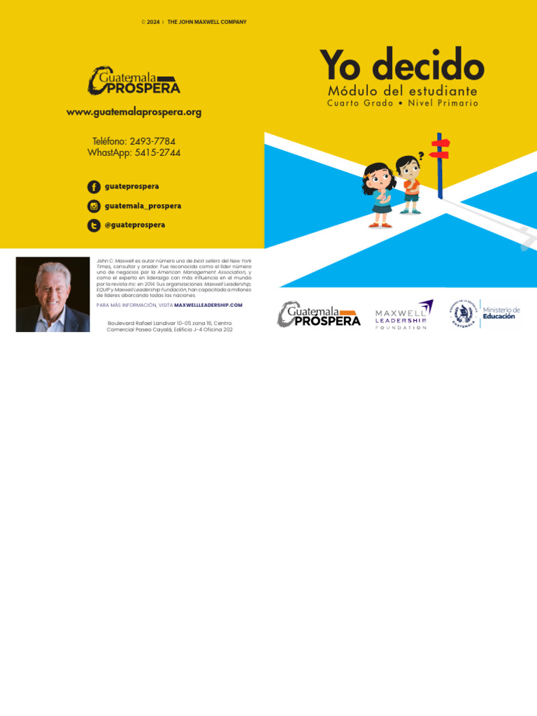 Guiìa - Del - Docente de Cuatro Grado Primaria para Uso Del Texto Yo Decido | PDF | Maestros ...