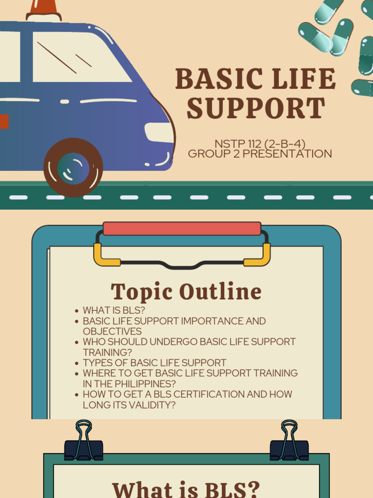 Basic Life Support: Group 2 Presentation NSTP 112 (2-B-4) | PDF | Cardiopulmonary Resuscitation ...