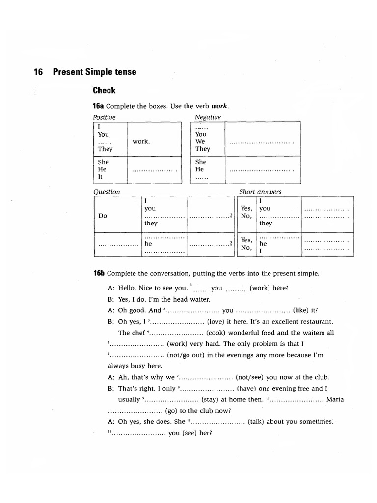 MODUL 1_DAY 5_PRESENT SIMPLE_REVIEW | PDF