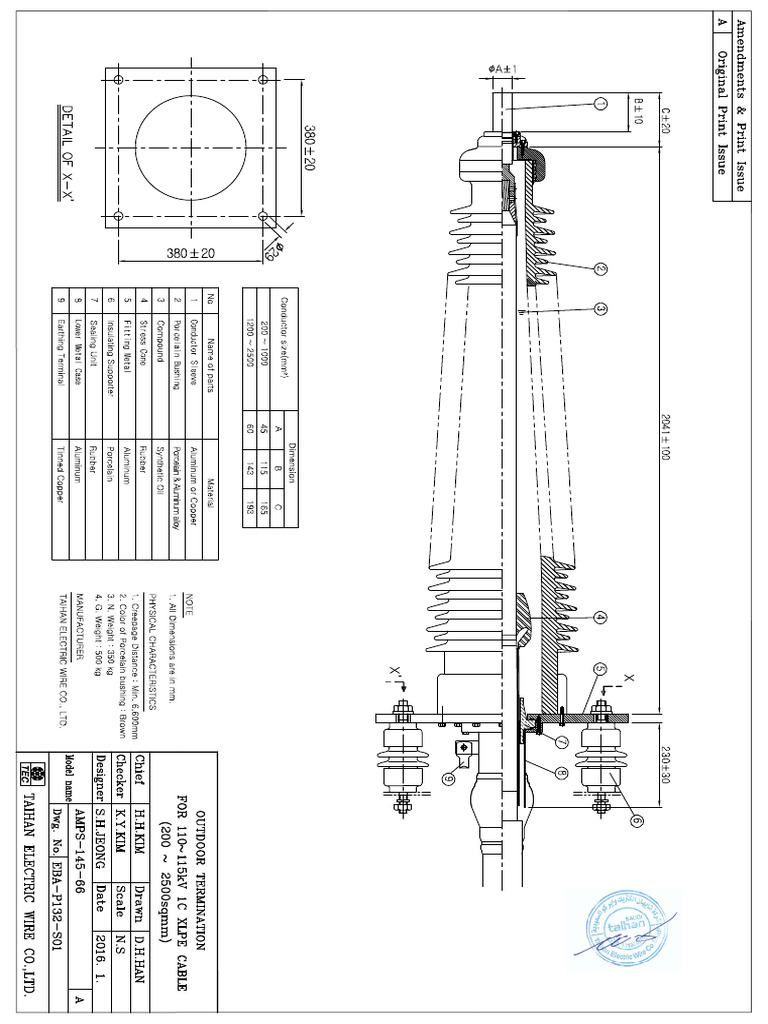 Outdoor Cable Sealing End 132KV | PDF