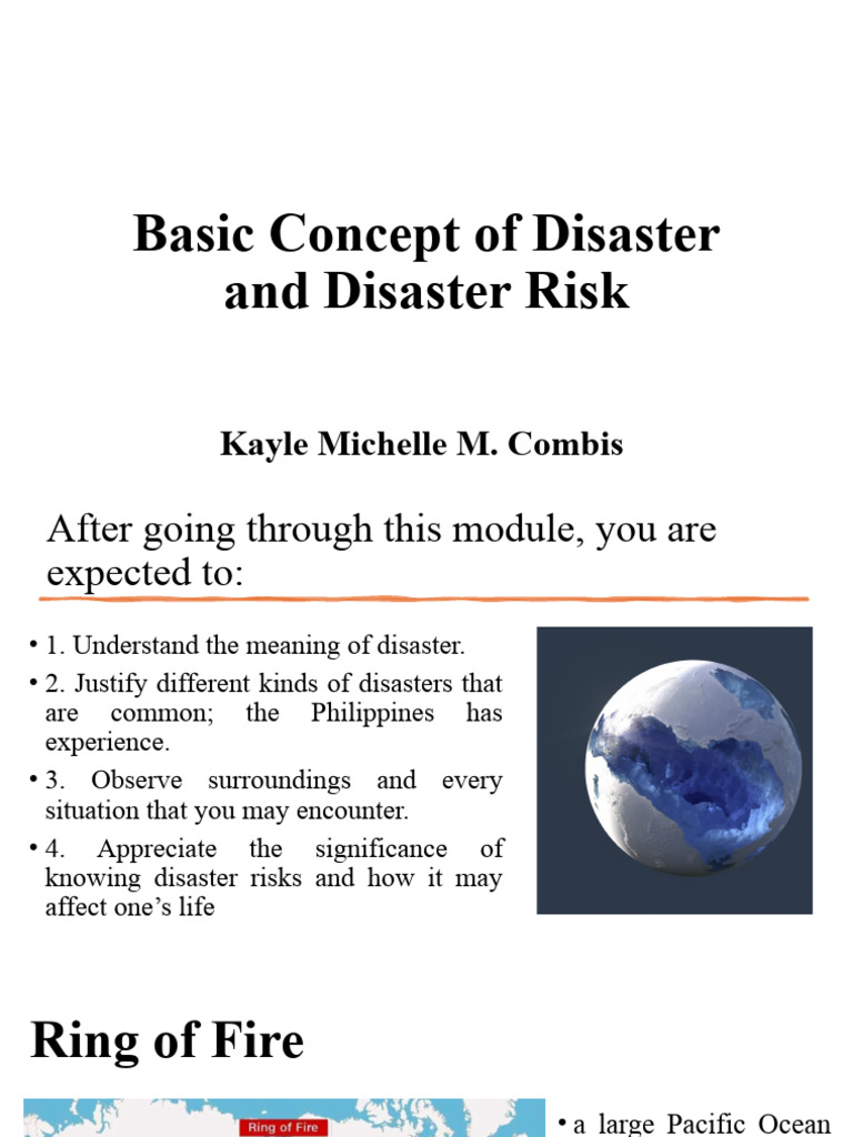 Basic Concept of Disaster and Disaster Risk | PDF | Natural Disasters ...
