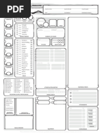 SW5E CharacterSheet (Fillable) | PDF | Role Playing Games