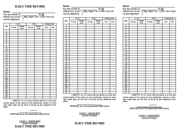 DTR-blank | PDF